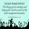 The things you are waiting & hoping for - Delightful Quotes
